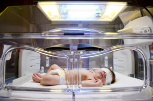 How long does it take for newborn bilirubin levels to stabilize?